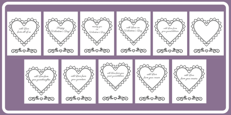 FREE Valentine’s Day Printable Collection – A Reason For Homeschool