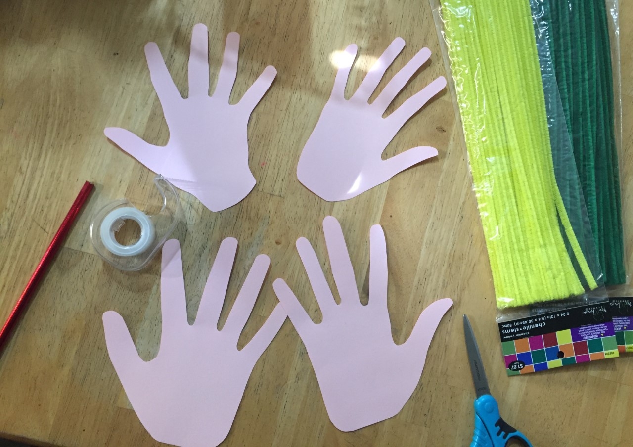 Spring Craft Time: Paper Handprint Lilies – A Reason For Homeschool